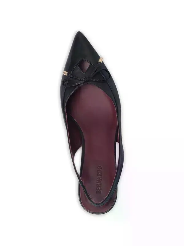 Bernardo Misha Pointed-toe Bow Pumps