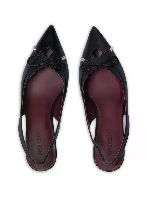 Bernardo Misha Pointed-toe Bow Pumps