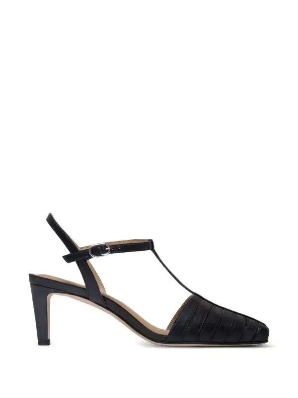 Bernardo Peoria T-bar Heeled Pumps - Black