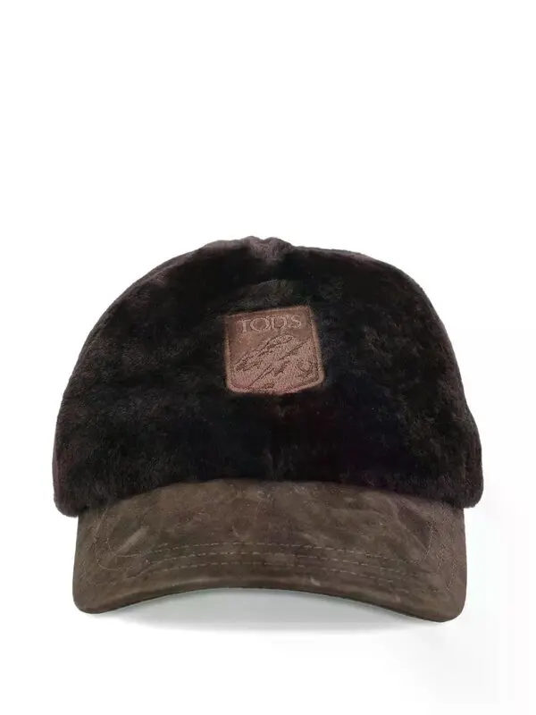TOD'S Logo-patch Baseball Cap - Brown