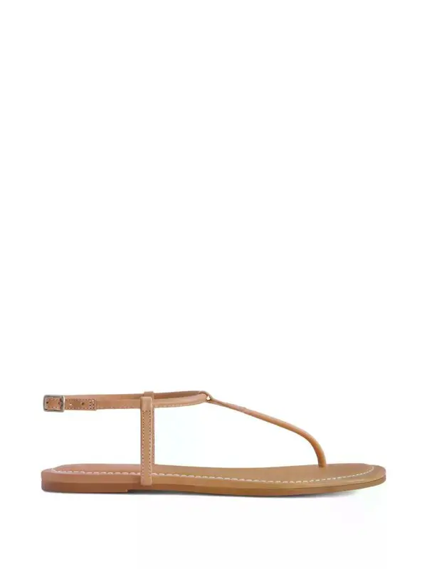 Bernardo Hercu T-strap Sandals - Neutrals