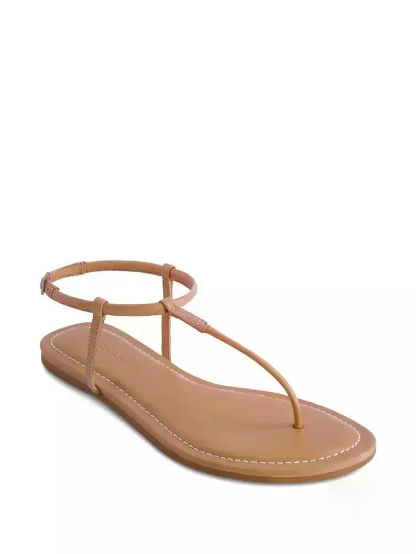 Bernardo Hercu T-strap Sandals - Neutrals