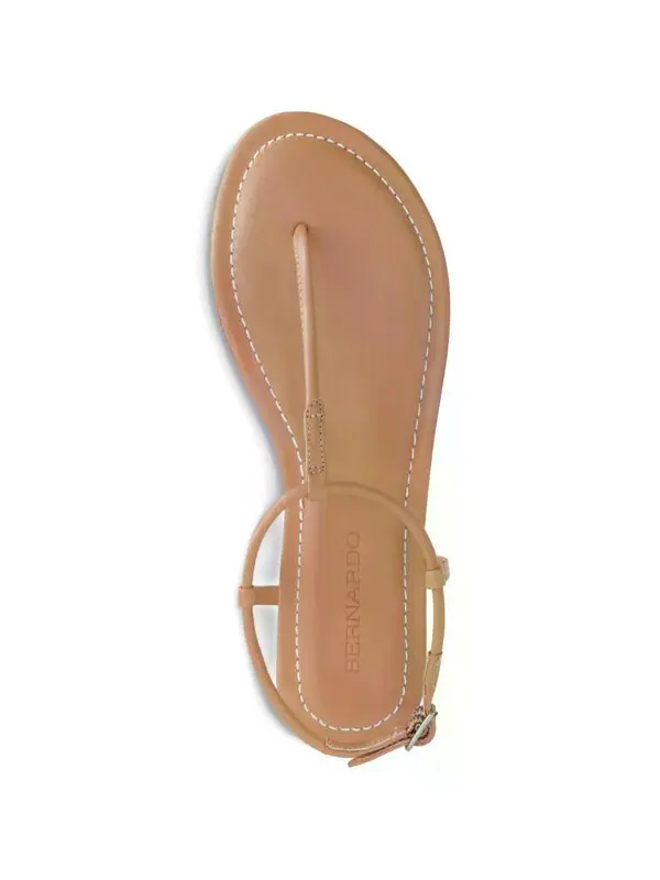 Bernardo Hercu T-strap Sandals - Neutrals