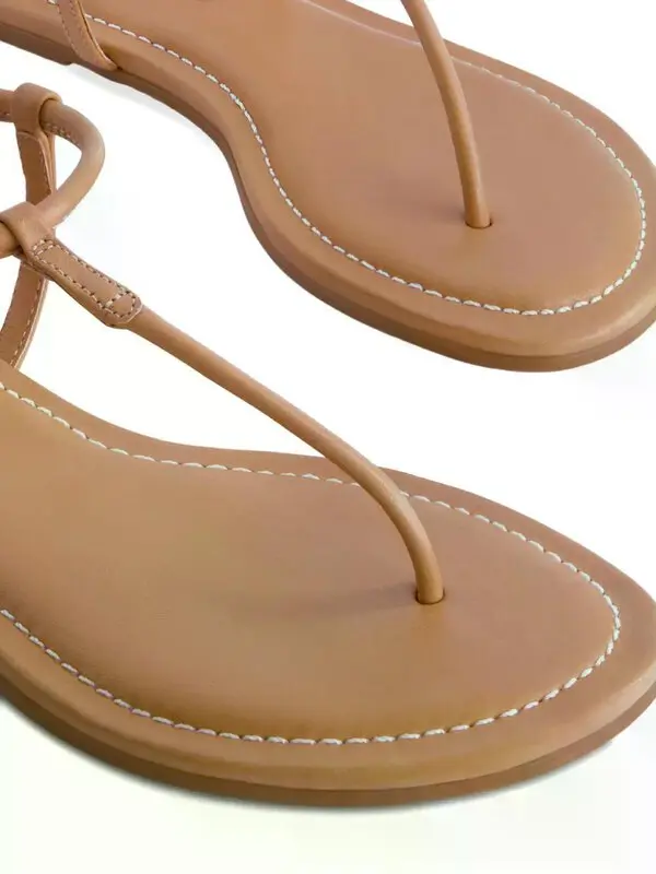 Bernardo Hercu T-strap Sandals - Neutrals
