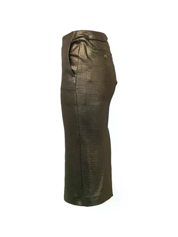 Max Mara Textured Midi Pencil Skirt