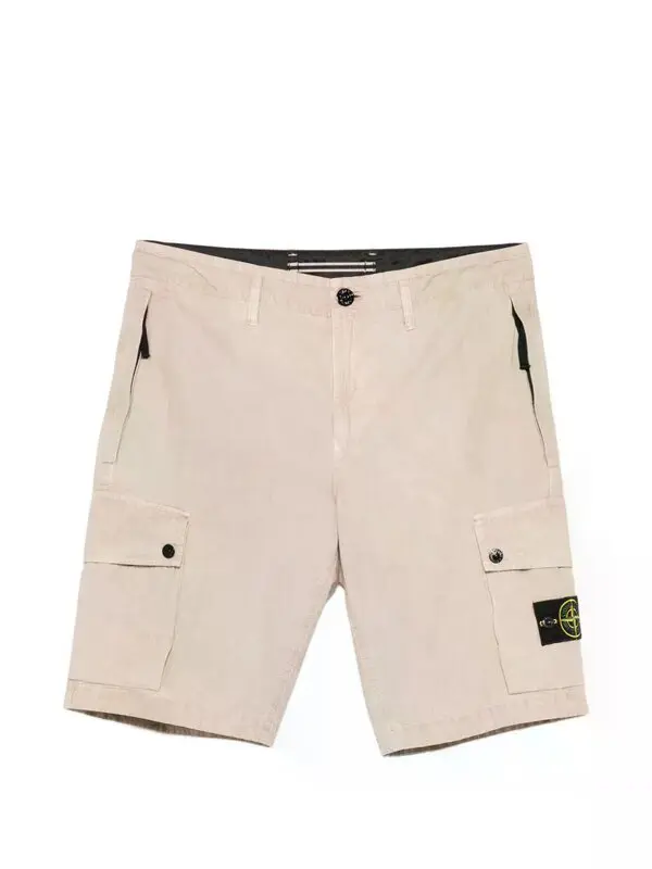 Stone Island Cargo-pocket Shorts - Neutrals