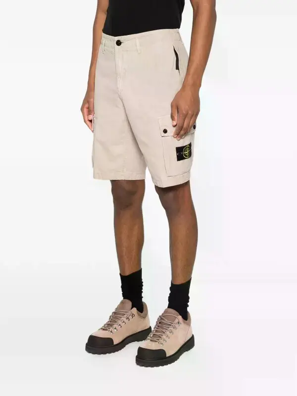 Stone Island Cargo-pocket Shorts - Neutrals
