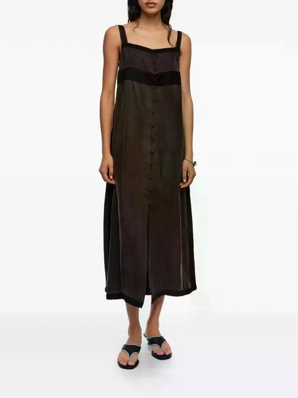 Bimba Y Lola Midi Lace-trim Dress