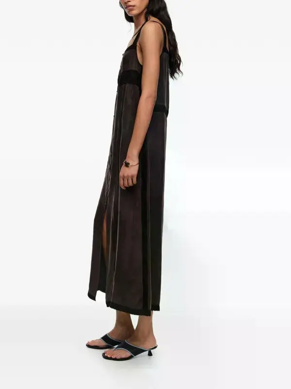 Bimba Y Lola Midi Lace-trim Dress