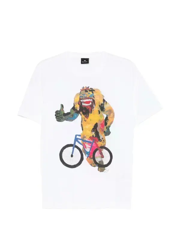 Paul Smith Bike Monster T-shirt - White
