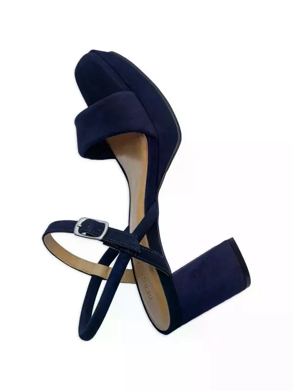 Bernardo Canto Square-toe Sandals - Blue