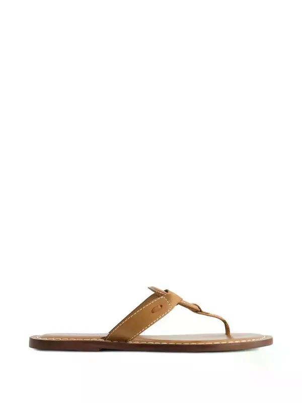 Bernardo Matrix Ring-detail Sandals - Brown