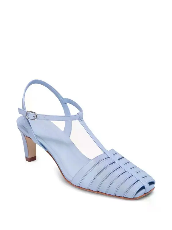 Bernardo Peoria T-strap Pumps - Blue
