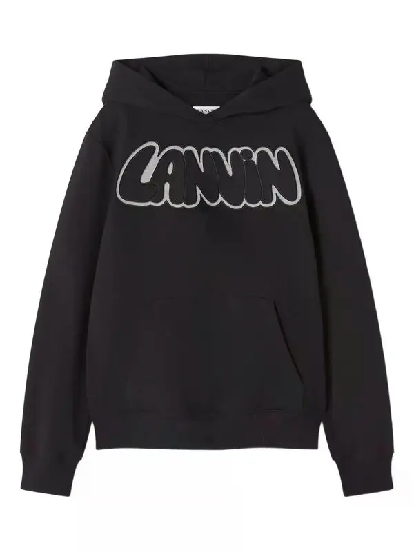 LANVIN Logo-detail Hoodie