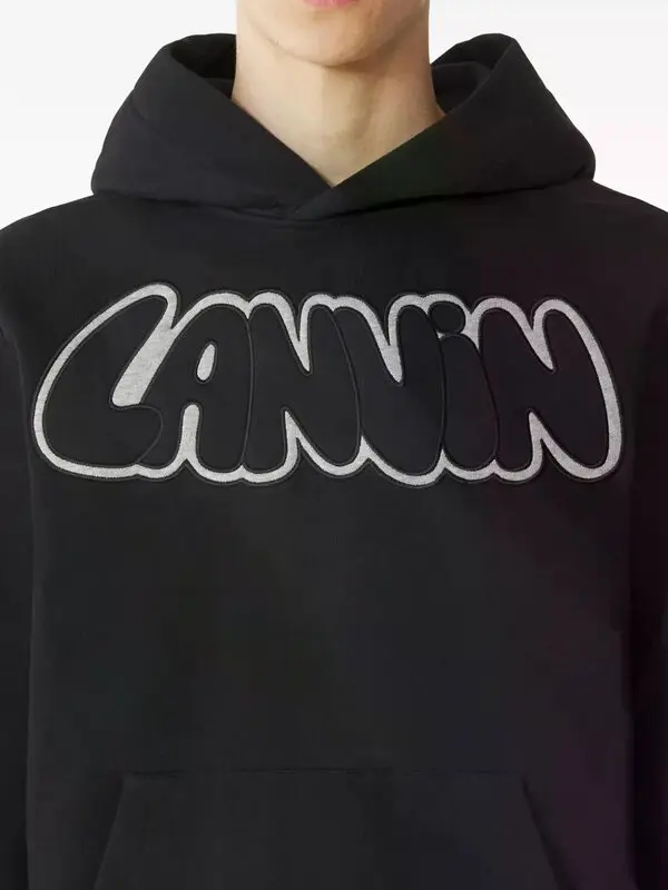 LANVIN Logo-detail Hoodie