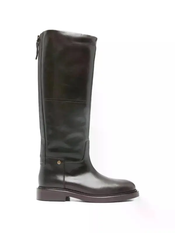 POEVE Zip-fastening Boots - Brown