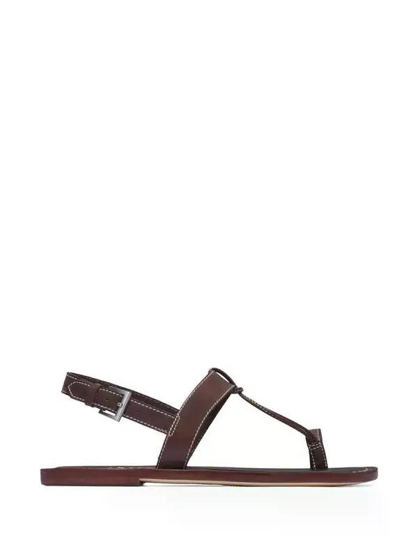 Bernardo Maverick Leather Sandals - Brown