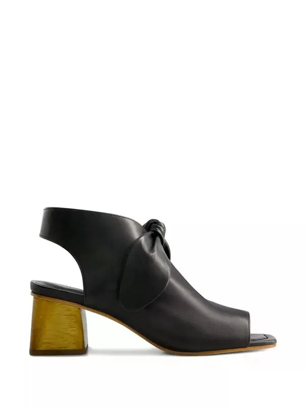 Bernardo Lizzie Leather Sandals - Black
