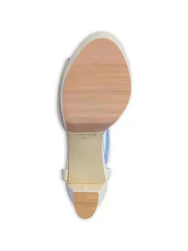 Bernardo Valeria Platform Heeled Sandals - Neutrals