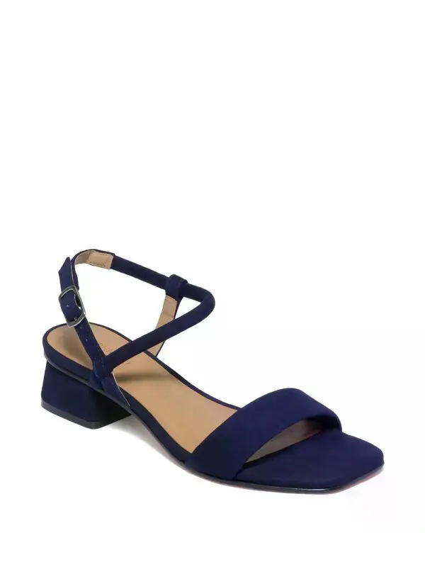 Bernardo Josei Square-toe Sandals - Blue