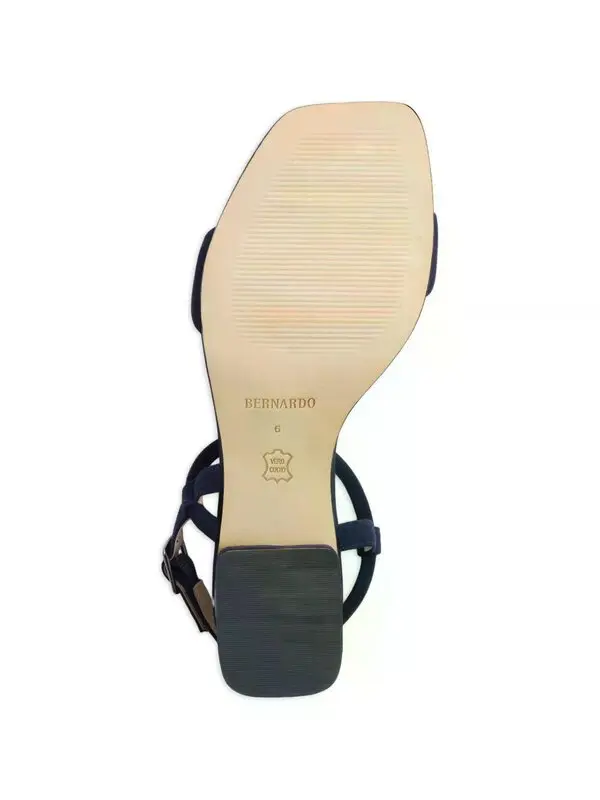 Bernardo Josei Square-toe Sandals - Blue