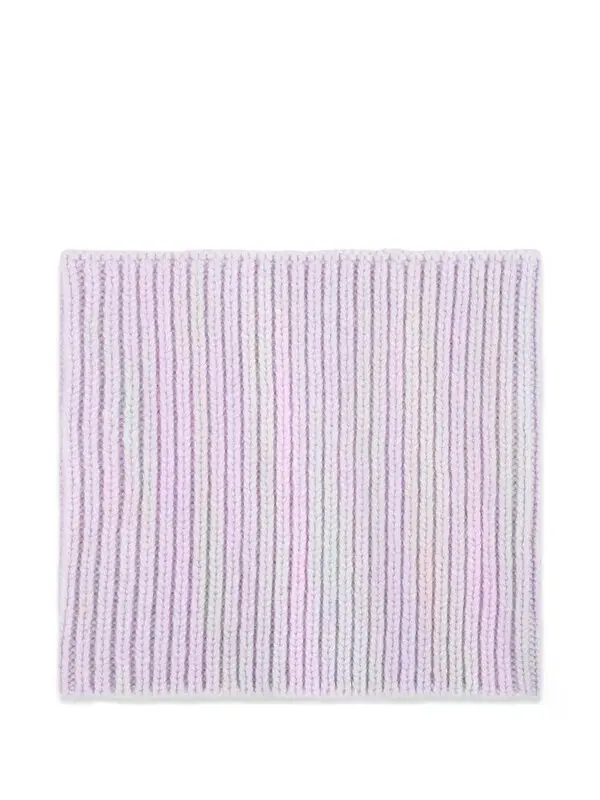 Eric Bompard Ribbed Knit Scarf