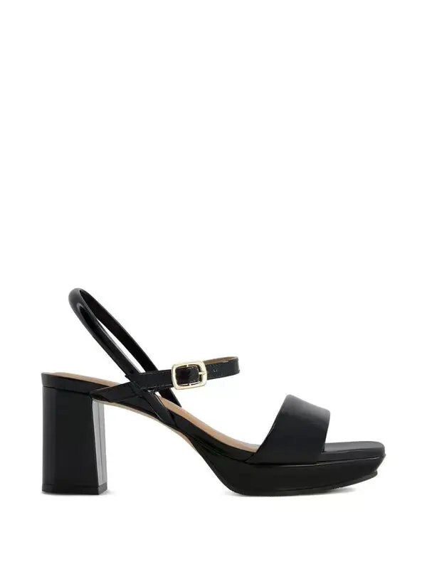 Bernardo Canto Square-toe Sandals - Black