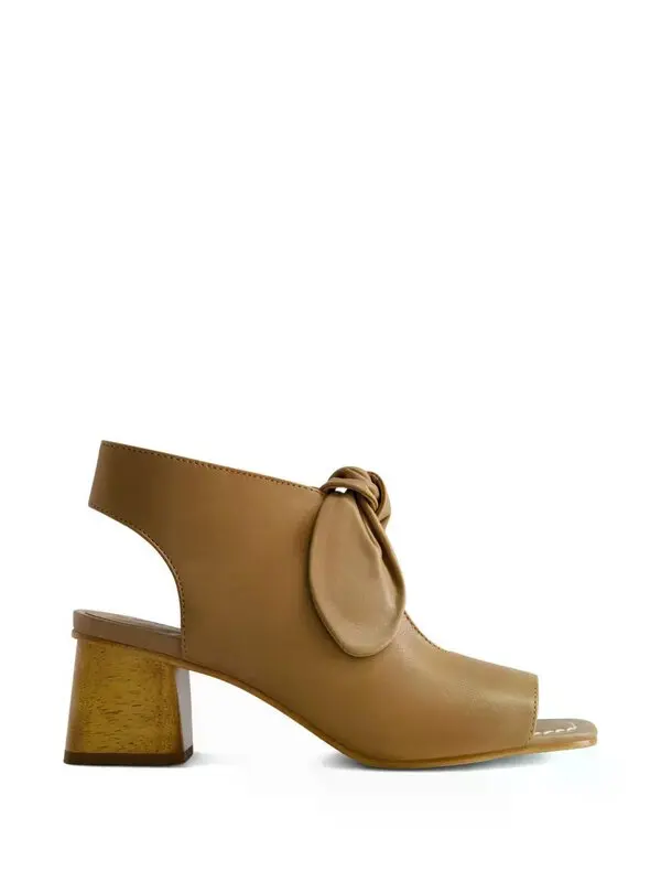 Bernardo Lizzie Knot-detail Sandals - Neutrals