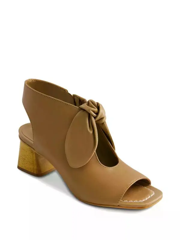Bernardo Lizzie Knot-detail Sandals - Neutrals
