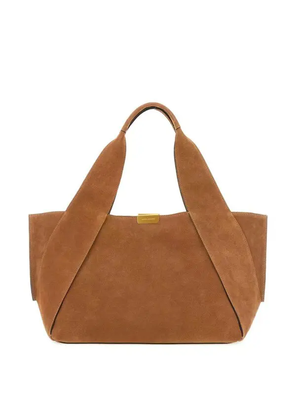 GIANNI CHIARINI Dafne Medium Suede Shoulder Bag