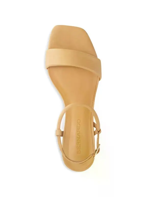 Bernardo Josei Square-toe Sandals - Neutrals