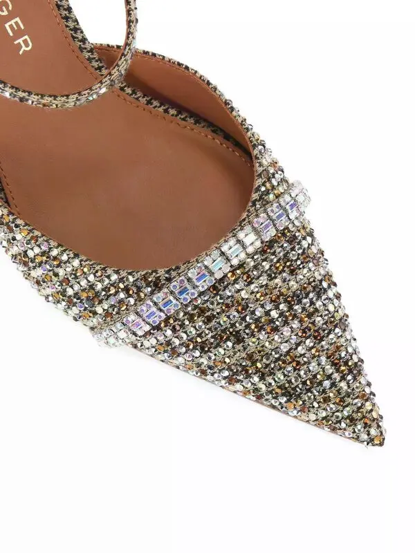 Kurt Geiger Strass Point Mules With Crystal Embellishments