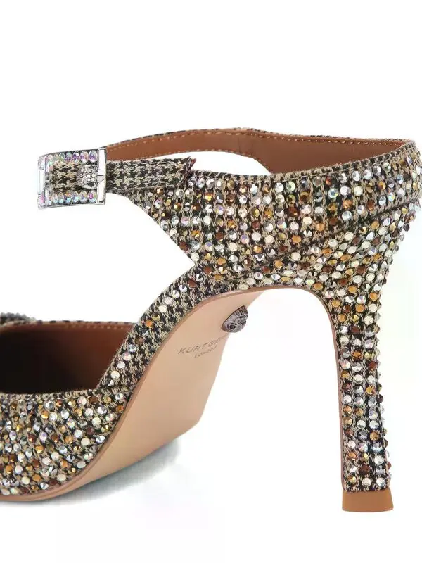 Kurt Geiger Strass Point Mules With Crystal Embellishments