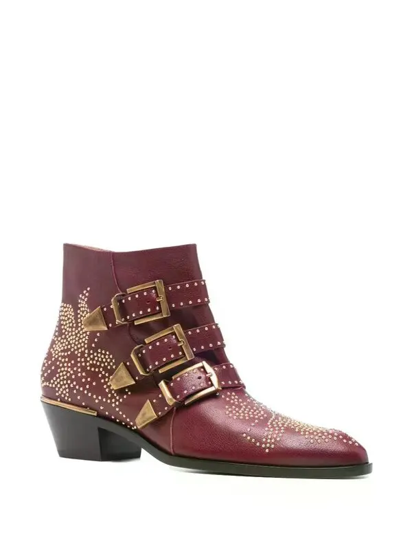 Chloé Buckle-fastening Embellished Boots