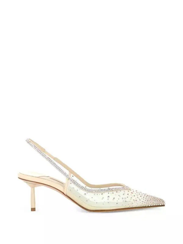 LE SILLA Embellished Slingback Sandals