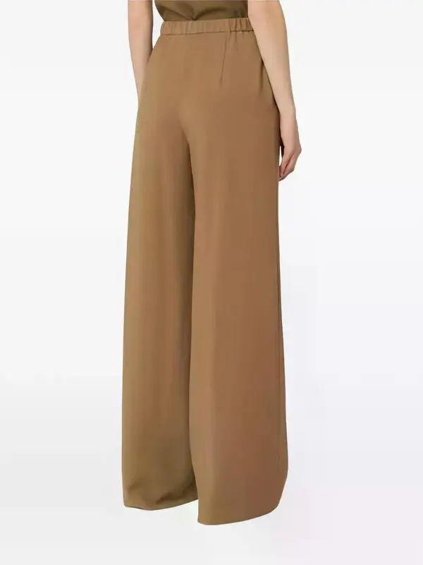 Max Mara Mstcorone Drawstring Palazzo Pants - Neutrals