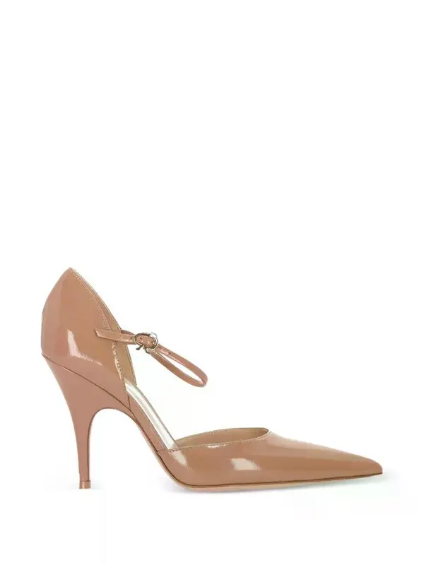 GIANVITO ROSSI Buckle Strap Heel Pumps