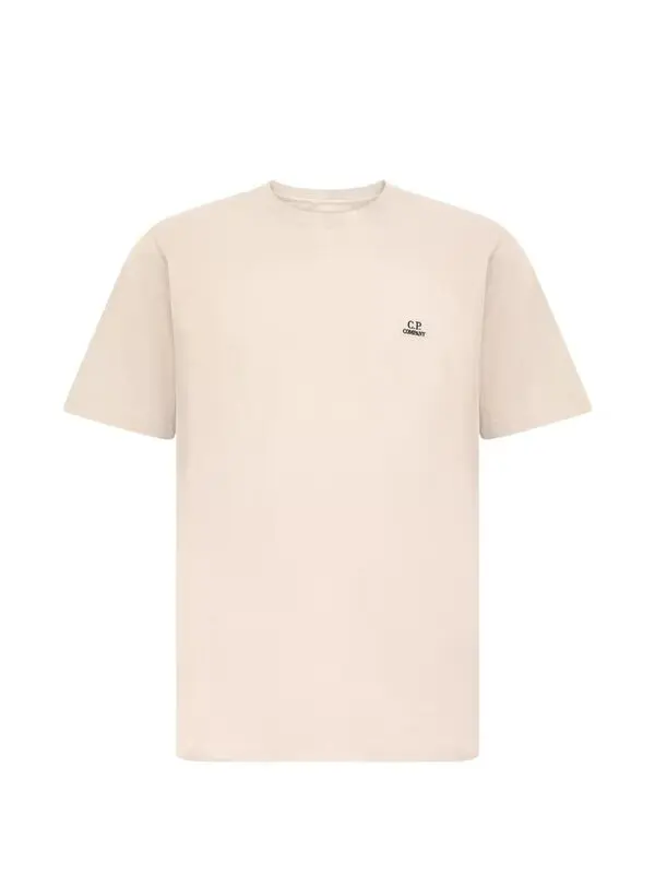 C.P. COMPANY Logo-detail T-shirt - Neutrals