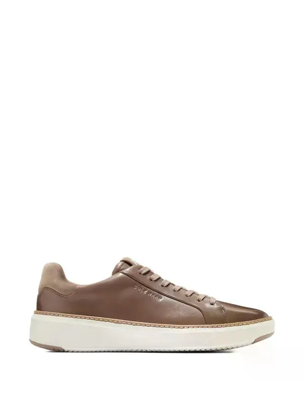 Cole Haan Grandpro Topspin Leather Sneakers - Brown