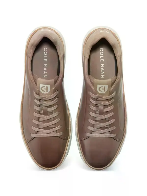 Cole Haan Grandpro Topspin Leather Sneakers - Brown
