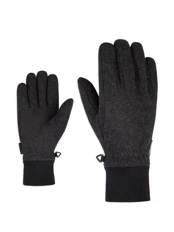 ZIENER Ribbed-cuff Gloves - Black