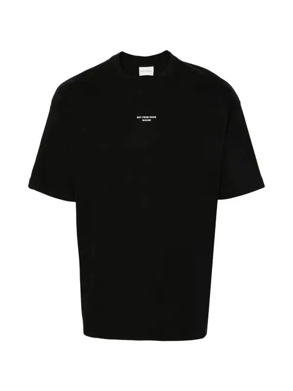 Drole De Monsieur Graphic T-shirt - Black