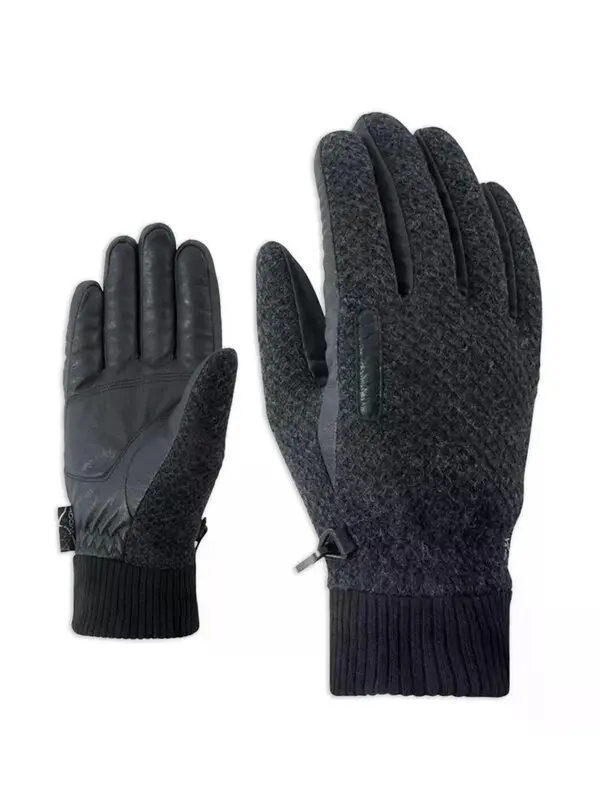 ZIENER Ribbed-cuff Gloves - Black