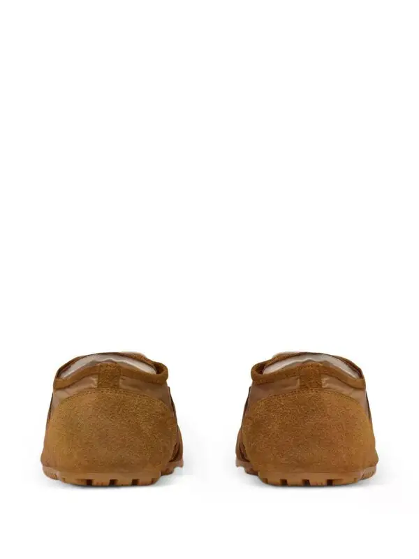 Balmain Racer 45 Suede And Nylon Trainers - Brown