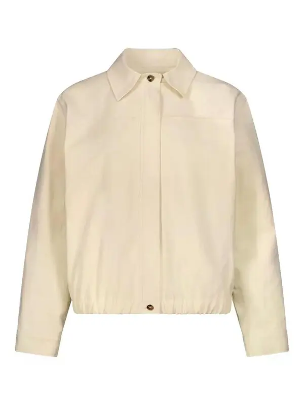 Loulou De Saison Cotton Jacket With Elasticated Waist