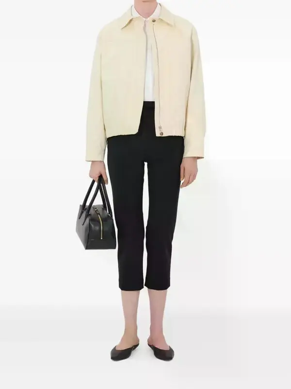 Loulou De Saison Cotton Jacket With Elasticated Waist