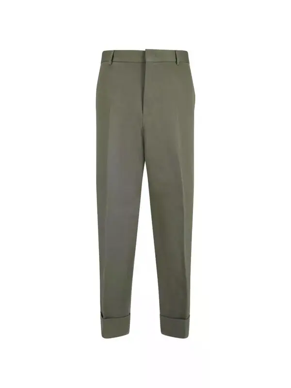 PT TORINO Cuffed Trousers - Green