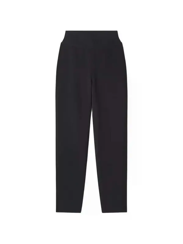 LANVIN Ribbed-waistband Trousers - Black