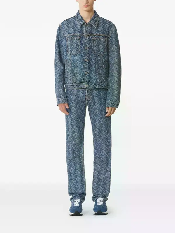 LANVIN Luna Year Jacquard Jeans - Blue