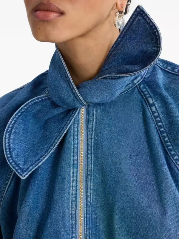 Patou Knot-detail Cropped Jacket
